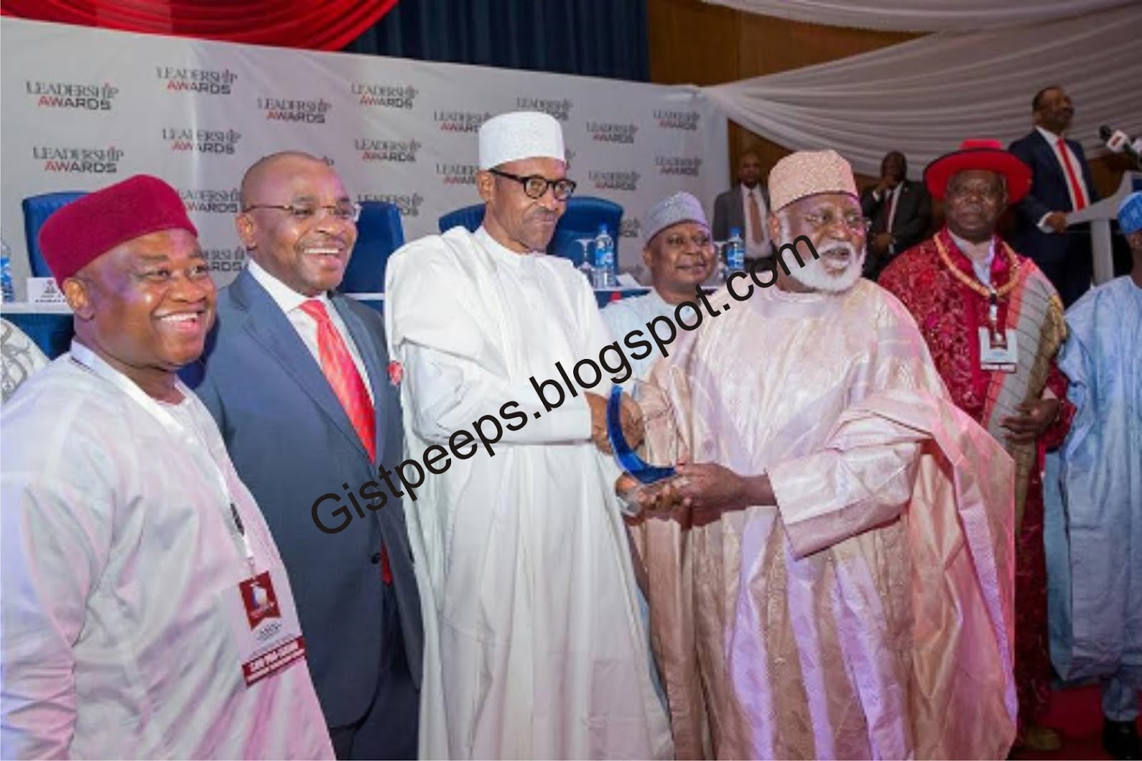 President Muhammadu Buhari receives Leadership Award - GistOk