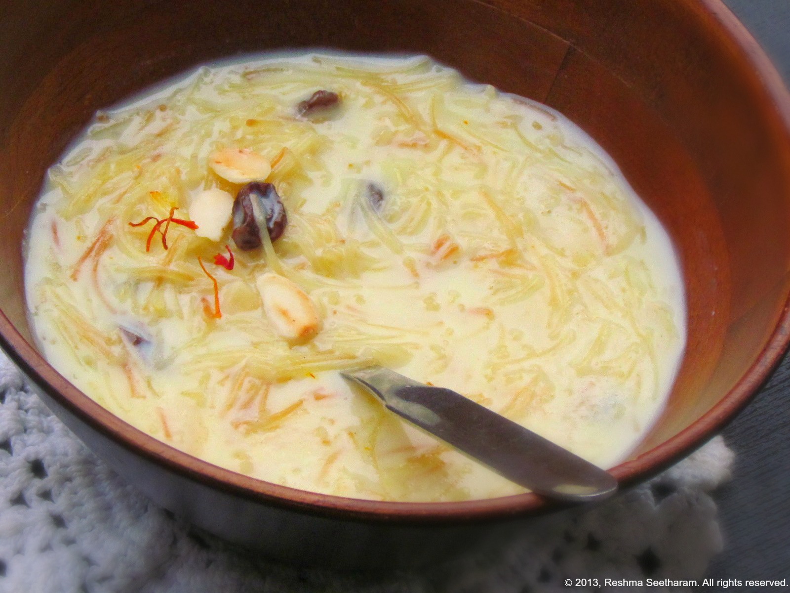 Vermicelli kheer - vermicelli porridge
