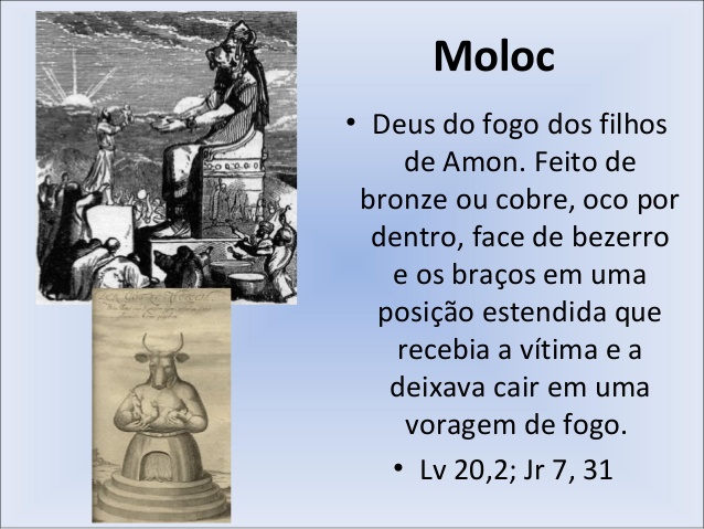 REFLEXÃO E ESPIRITUALIDADE: O DEUS BRASILEIRO É MOLOC QUE DEVORA SEUS ...