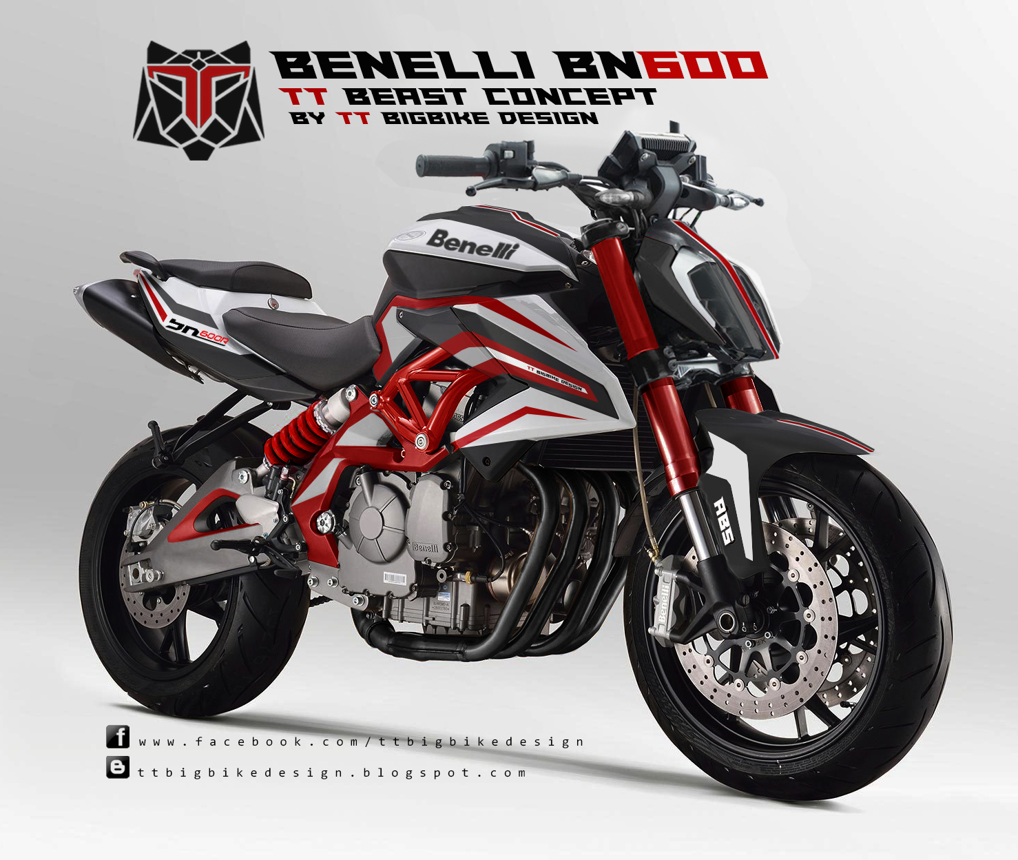 TT BIGBIKE DESIGN: BENELLI BN600 TT BEAST CONCEPT