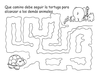 RECURSOS y ACTIVIDADES para Educación Infantil: Laberintos de Animales ...