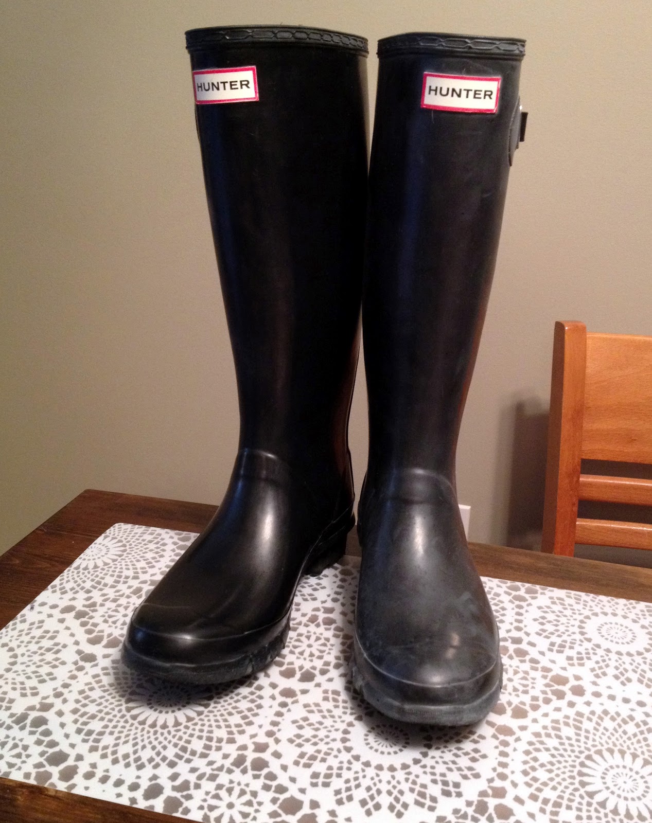 scientific culture: Hunter Boot Buffing