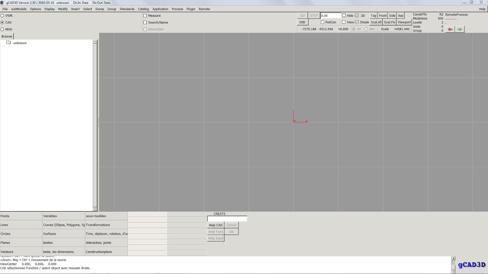 optimisations.ch: gcad3d