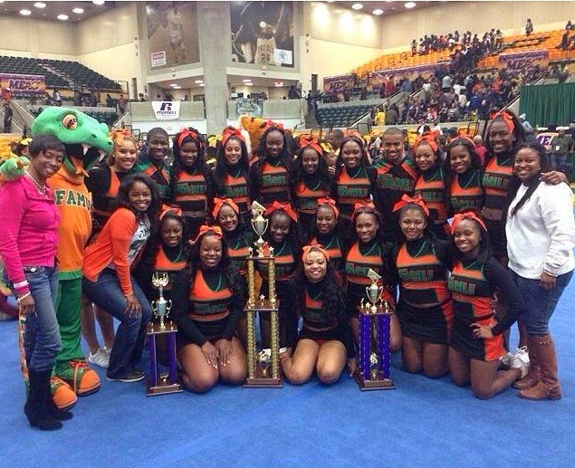 FAMU cheerleaders take second place in MEAC