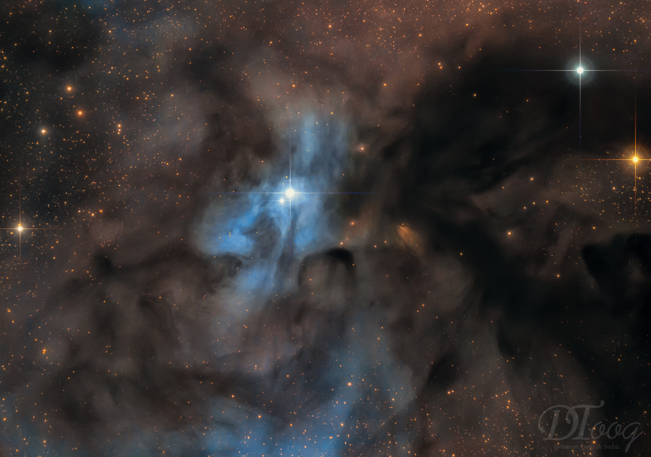 Blog do Delberson: Uma Nebulosa Impactante - IC 4603