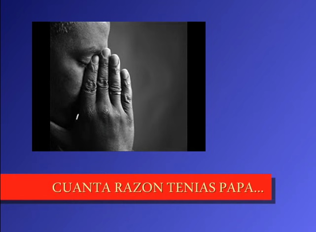 Angélica Italia: Cuanta razón tenias papá - Poema