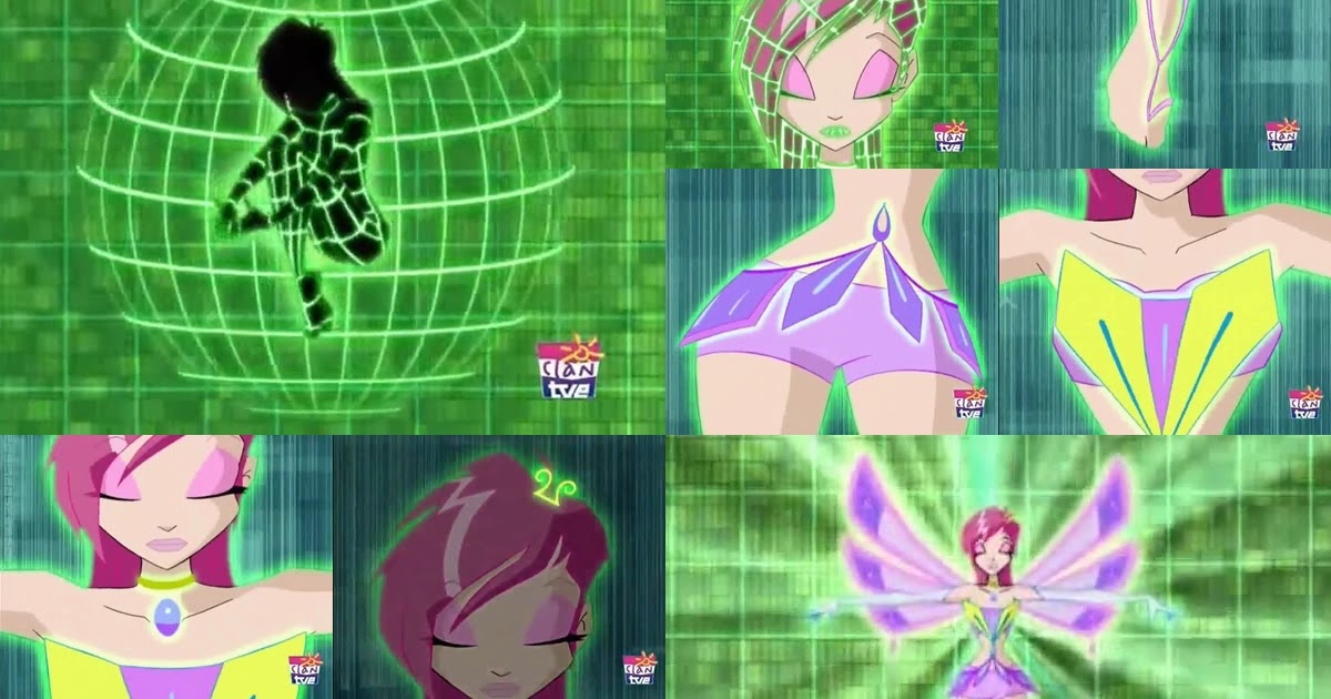Winx Club Tecna Enchantix Transformation
