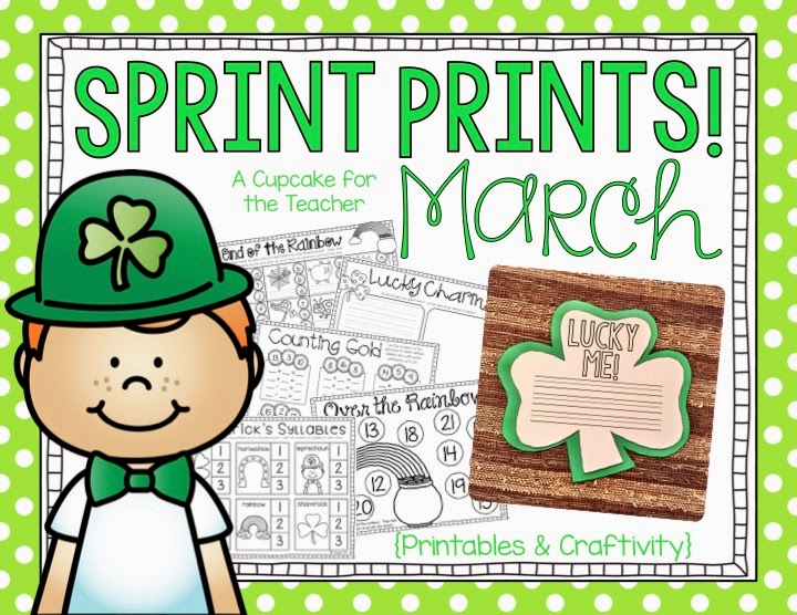 March Bulletin Board {Tutorial} and Sprint Prints! | A Cupcake for the ...