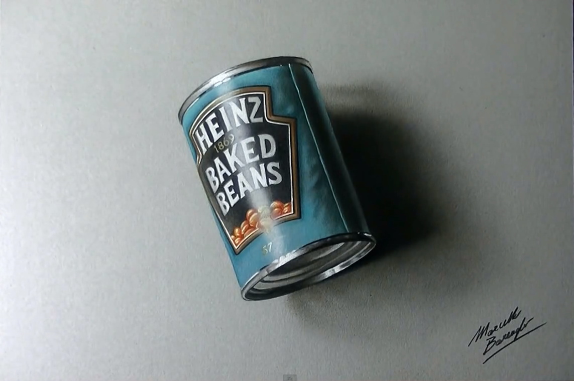how I drew a can of beans by Marcello Barenghi | HoW To DRaW