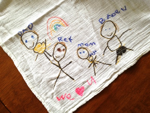 iLoveToCreate Blog: Child-drawn Baby Blanket