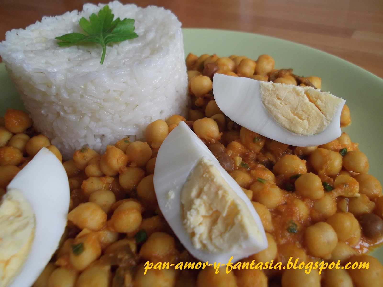 Pan, Amor... y Fantasía: Garbanzos Guisados con Picada de Almendras (OV ...