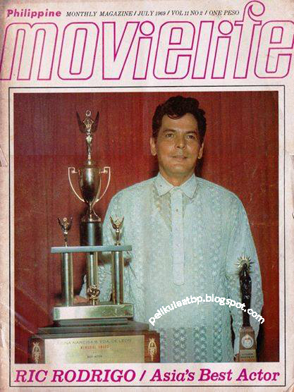 PELIKULA, ATBP.: RIC RODRIGO IS ASIA'S BEST ACTOR (Movielife Magazine ...