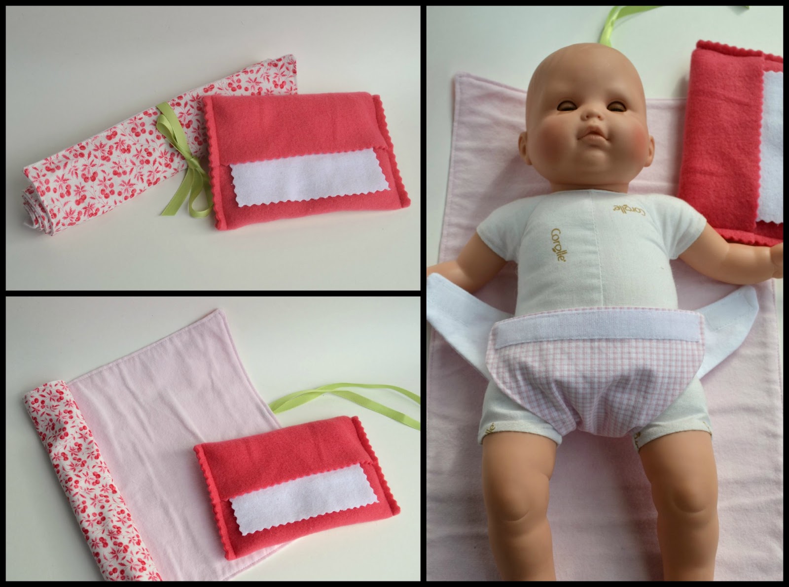 Bear, Dolly and Moi: present for K: baby doll diaper bag
