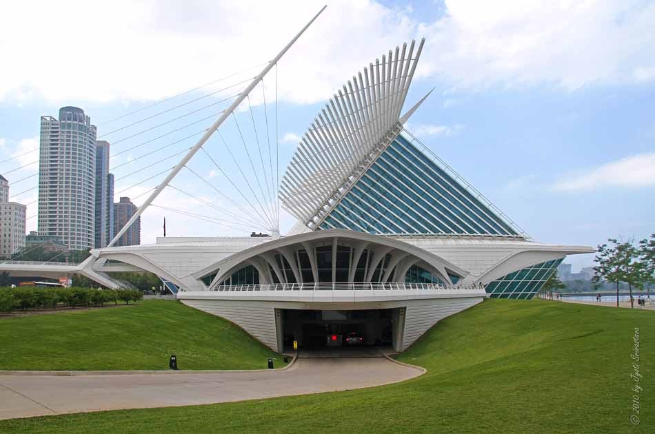 Chicago - Architecture & Cityscape: Milwaukee Art Museum: The Quadracci ...
