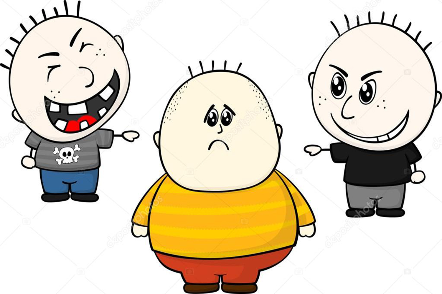 Dibujo del bullying faciles - Imagui