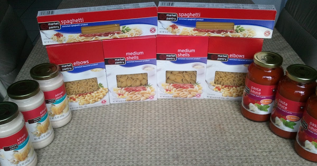 Target: Pasta and sauce for cheap | Frugal Follies