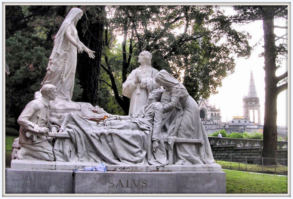 Immagini sacre nel cristianesimo: Lourdes - Salus infirmorum
