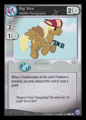 MLP Big Shot, Wildlife Photographer CCG Cards | MLP Merch