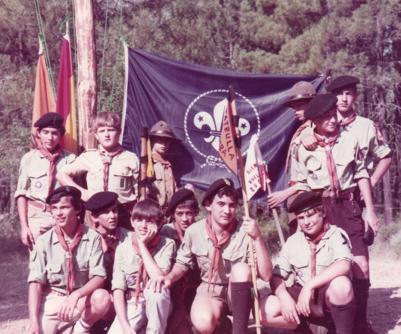 Grupo Scout Orión A, Scouts Baden Powell de España: C.AMOCLON (Avila) 1982