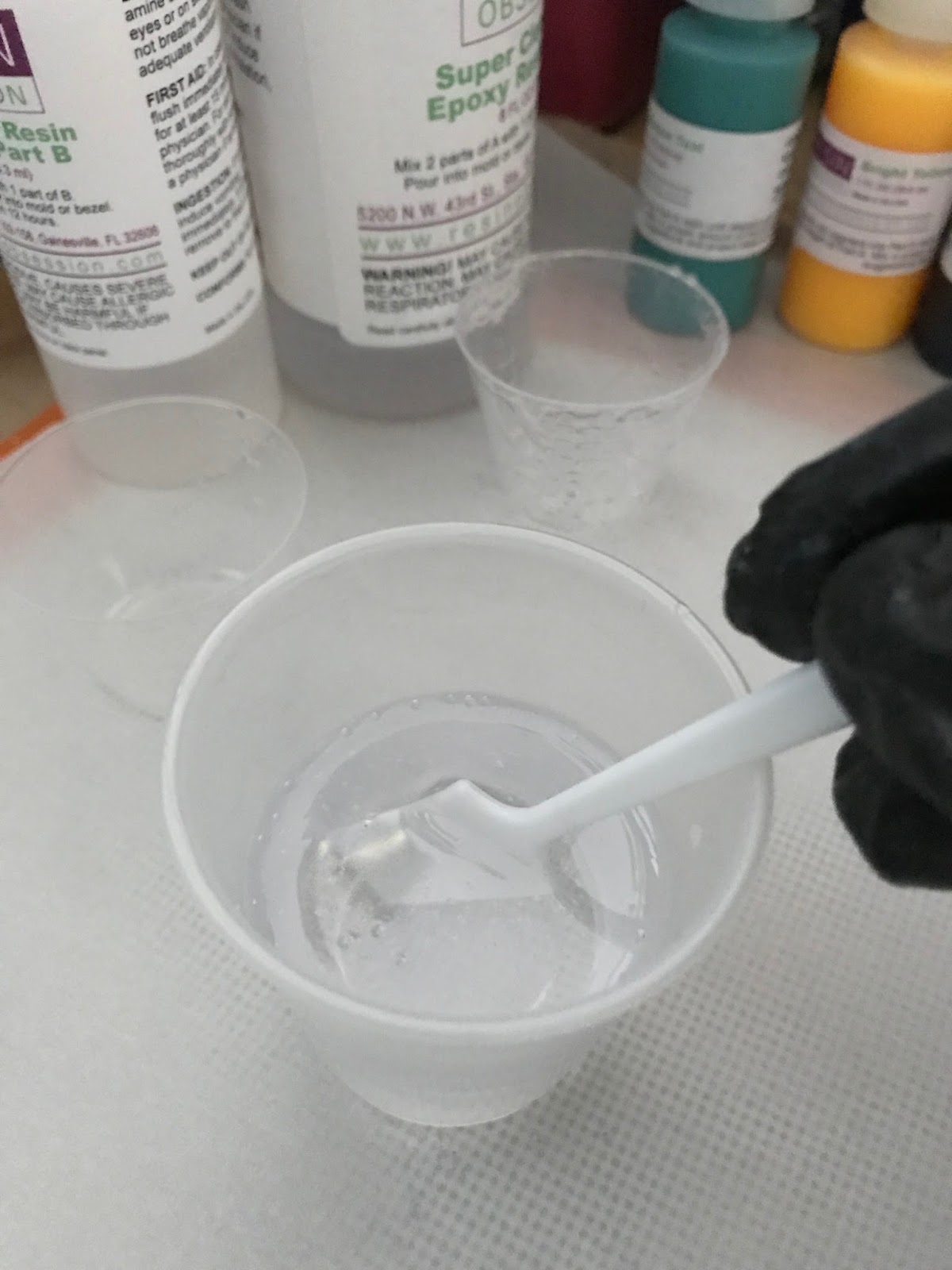Karen Bearse Designs: The Basics of Mixing Resin