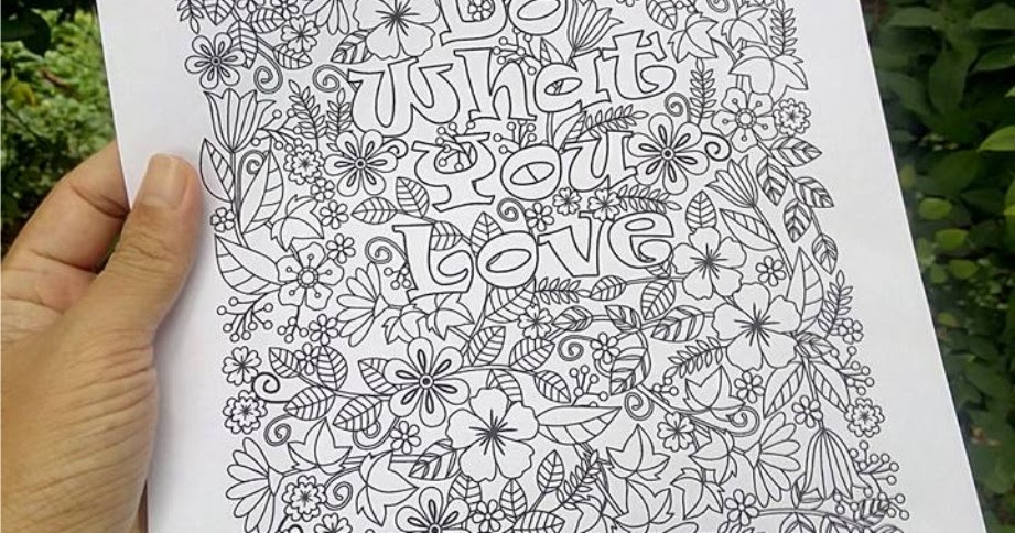RicLDP Artworks: Two Coloring Pages (I CAN DO ALL THINGS & DO WHAT U LOVE)