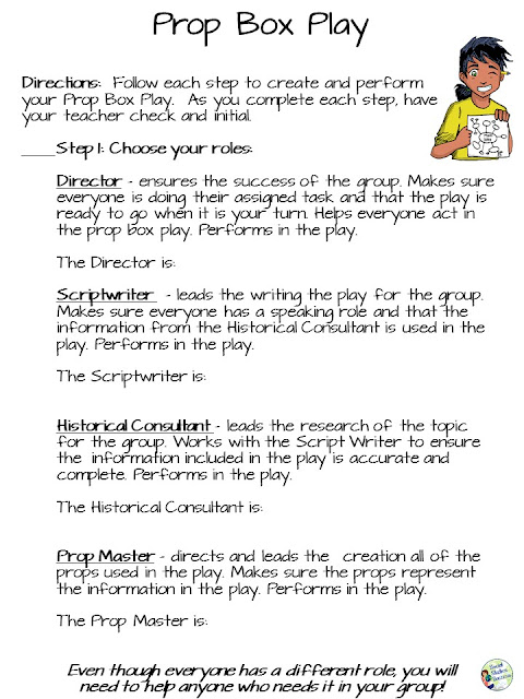 Prop Box Play - Social Studies Success