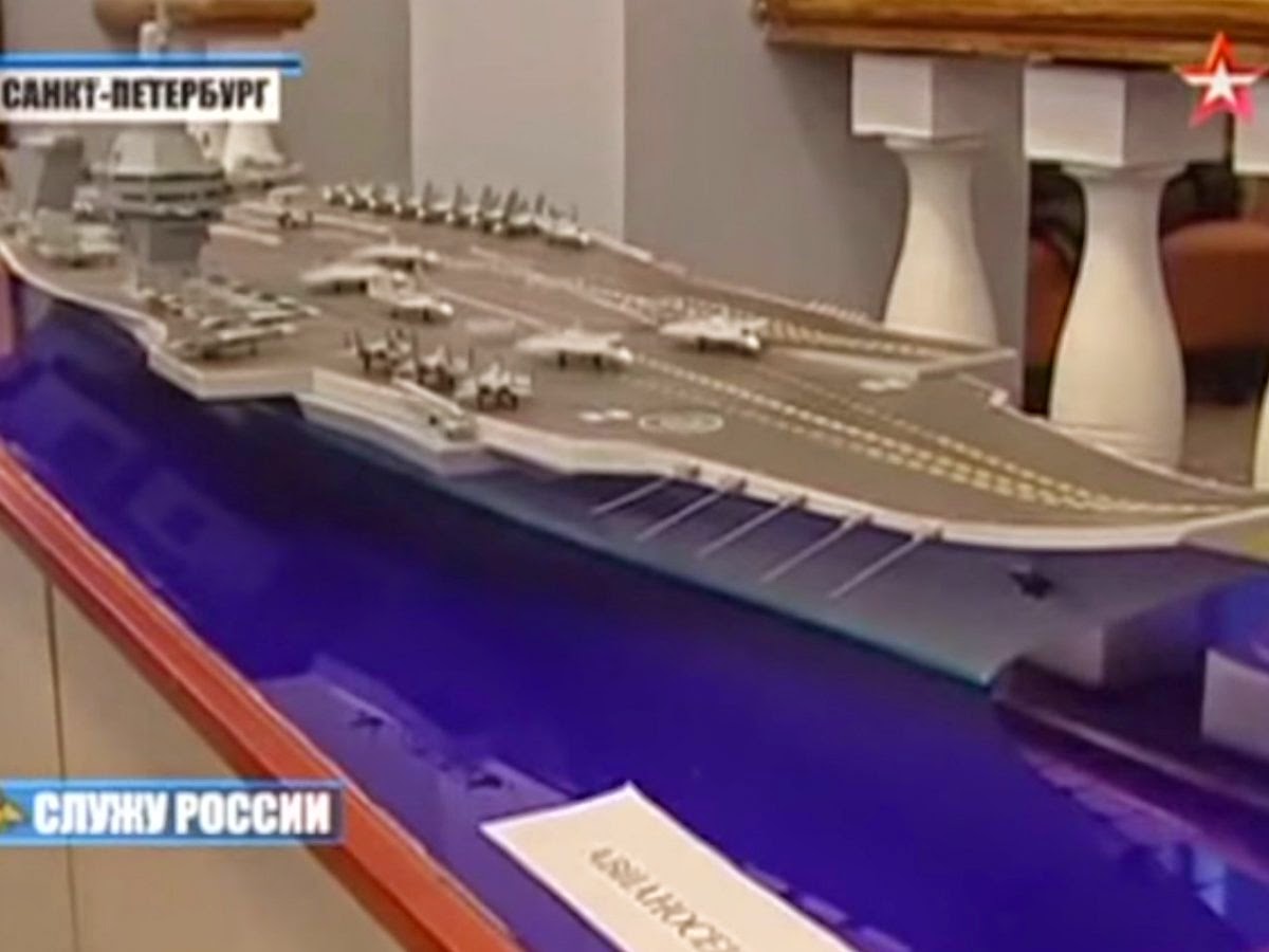 Naval news and analysis: Russia's future aircraft carrier is taking shape