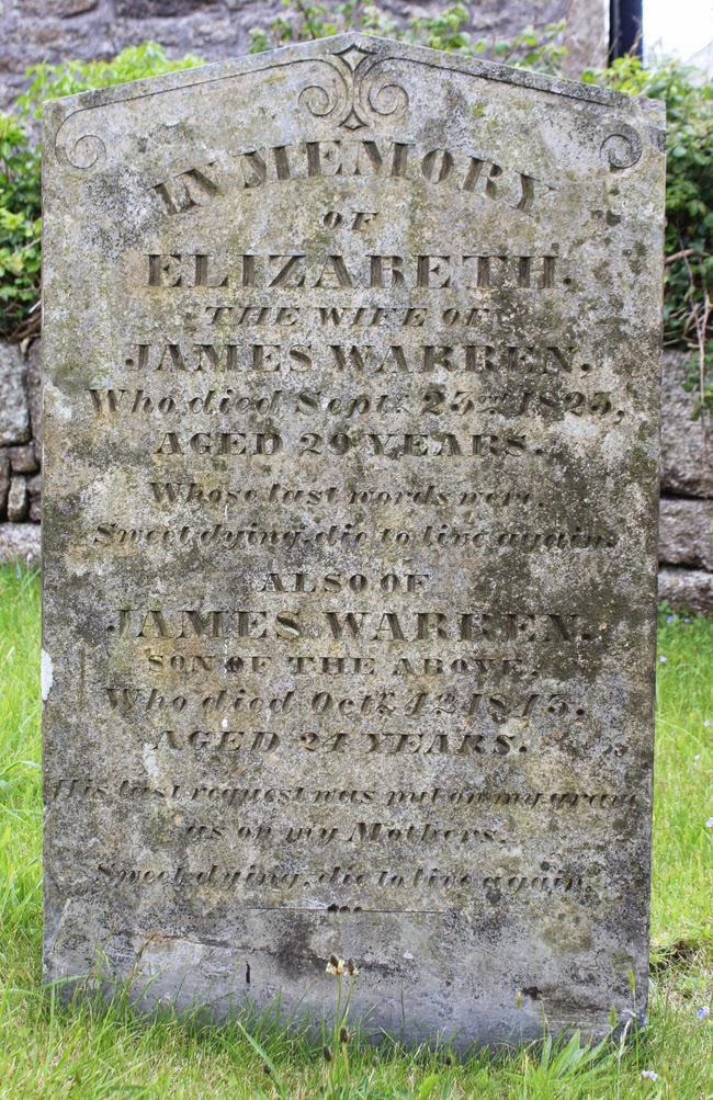Grave Mistakes: James Warren's last words were claimed to be, "Sweet ...