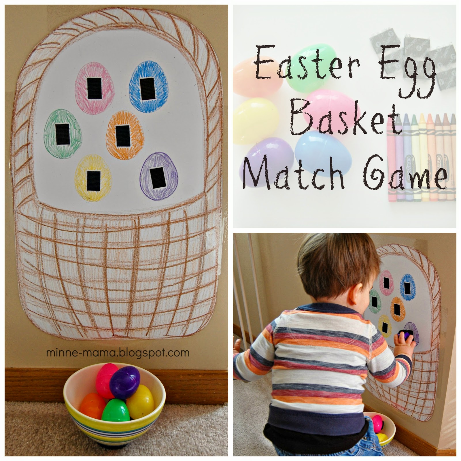 Minne-Mama: Easter Egg Basket Match Game