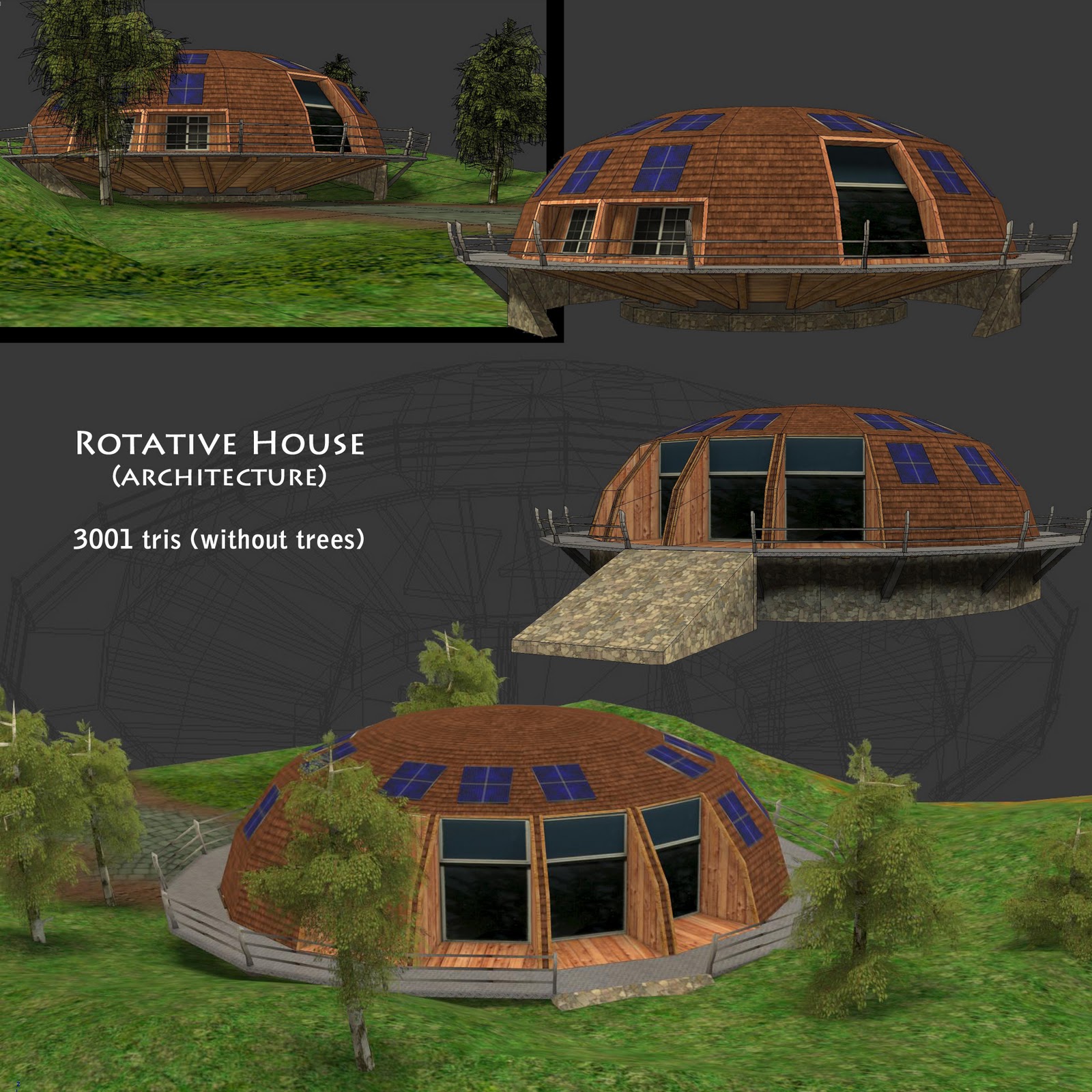 3D Work Book: Rotative house/ Maison rotative