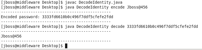 Middleware Technologies: DataSource passwords Decryption in JBOSS EAP 6/7