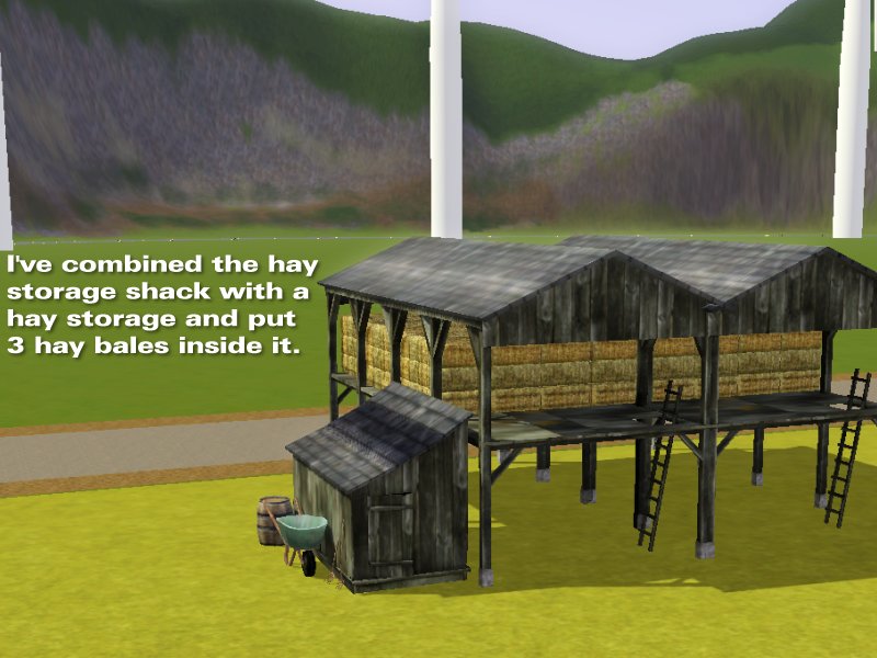 Simming in Magnificent Style: The farm 9. hay storage shack