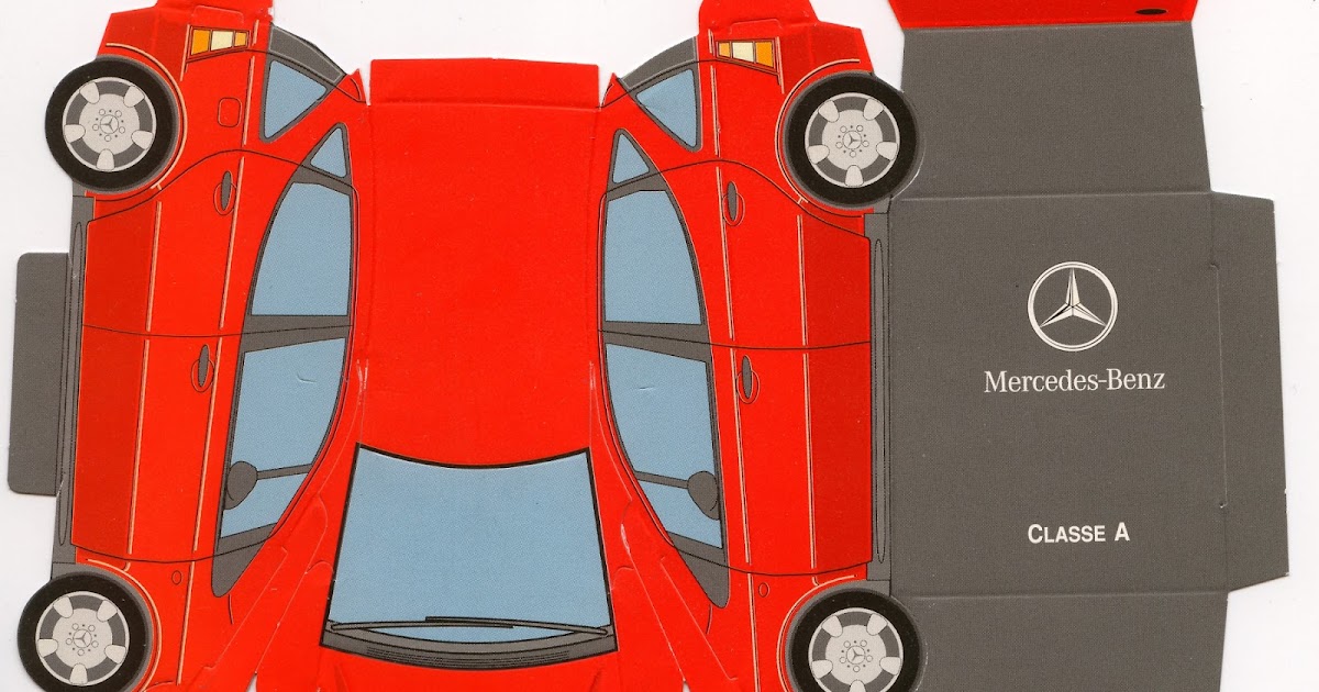 SP. Papel Modelismo: PaperCraft Mercedes Benz Classe A