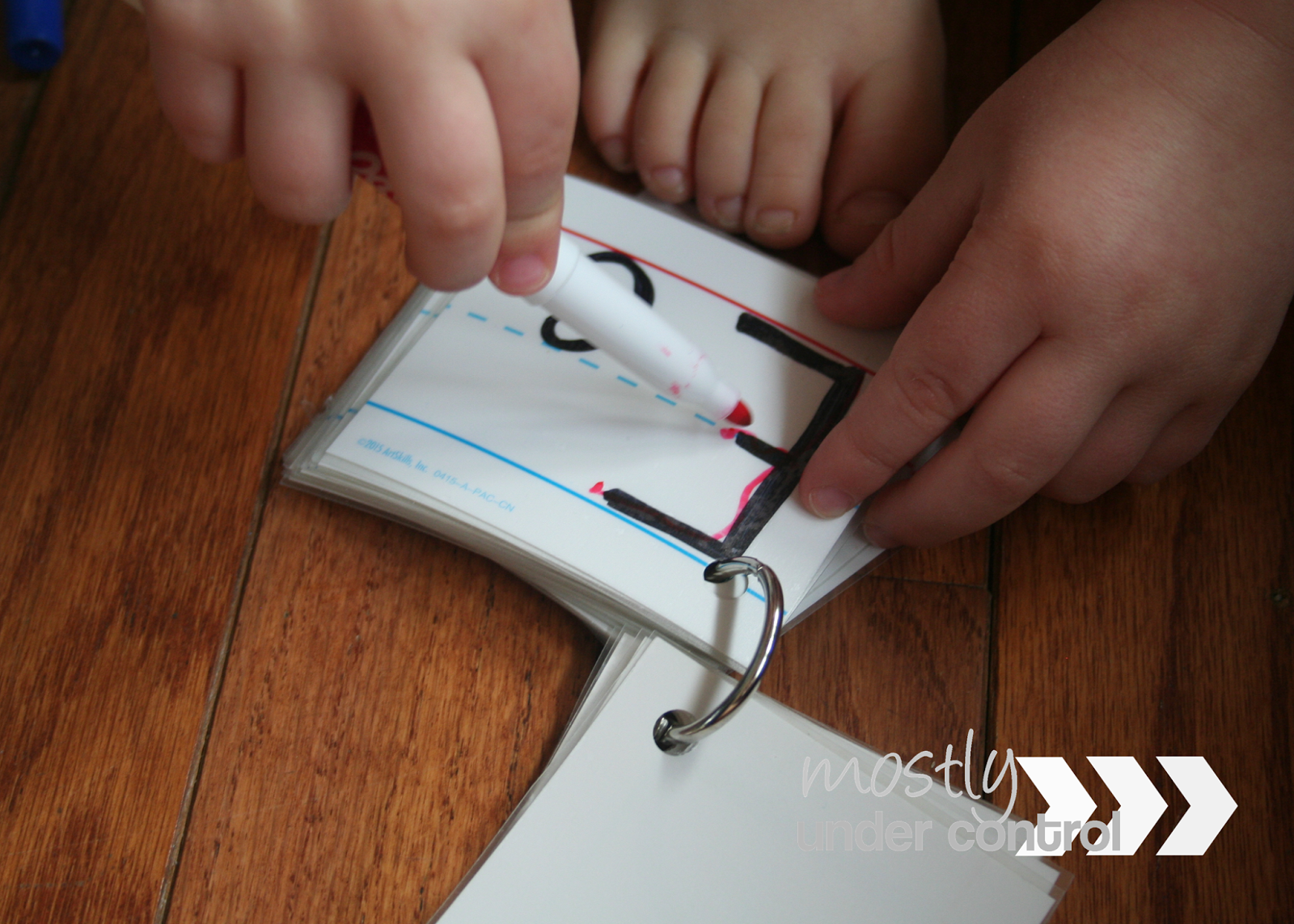 Letter Writing Flip Book - Mostly Under Control