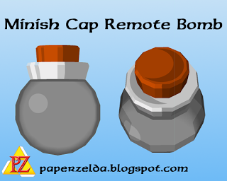 Minish Cap: Remote Bomb Papercraft | Papercraft Paradise | PaperCrafts ...
