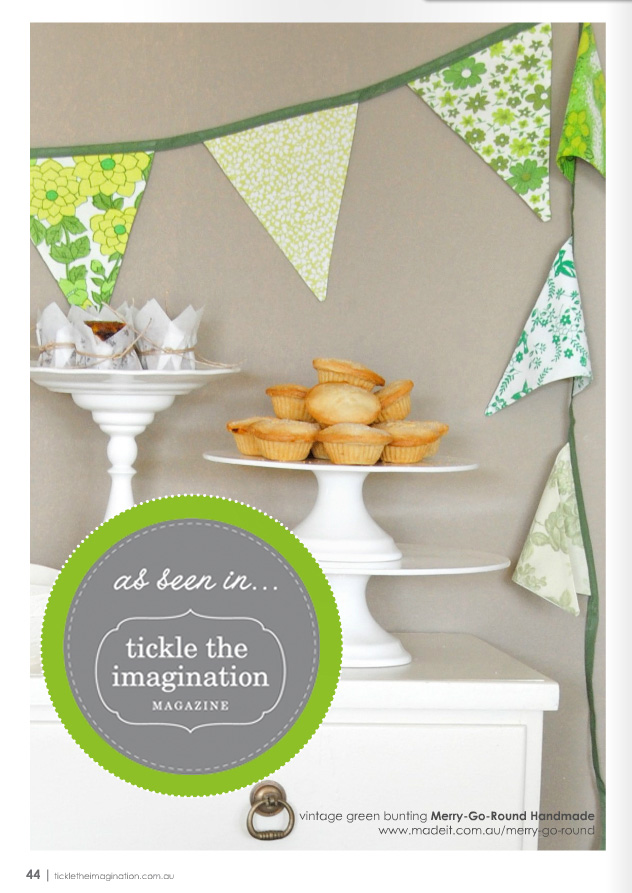 Merry-Go-Round Handmade: Vintage Buntings with lace - new floral styles ...