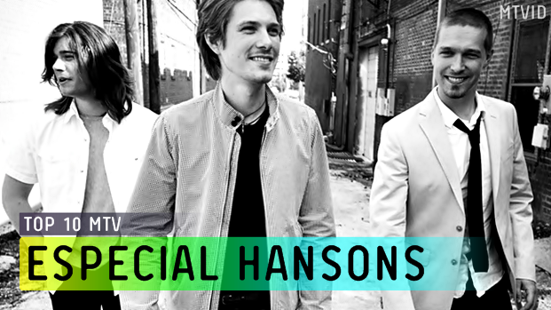 Arquivo MTV Brasil: Banda Hanson participa do "TOP 10" na MTV