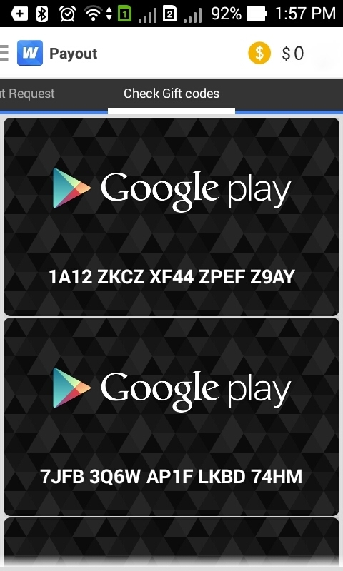 Free google play cards codes - usermsa