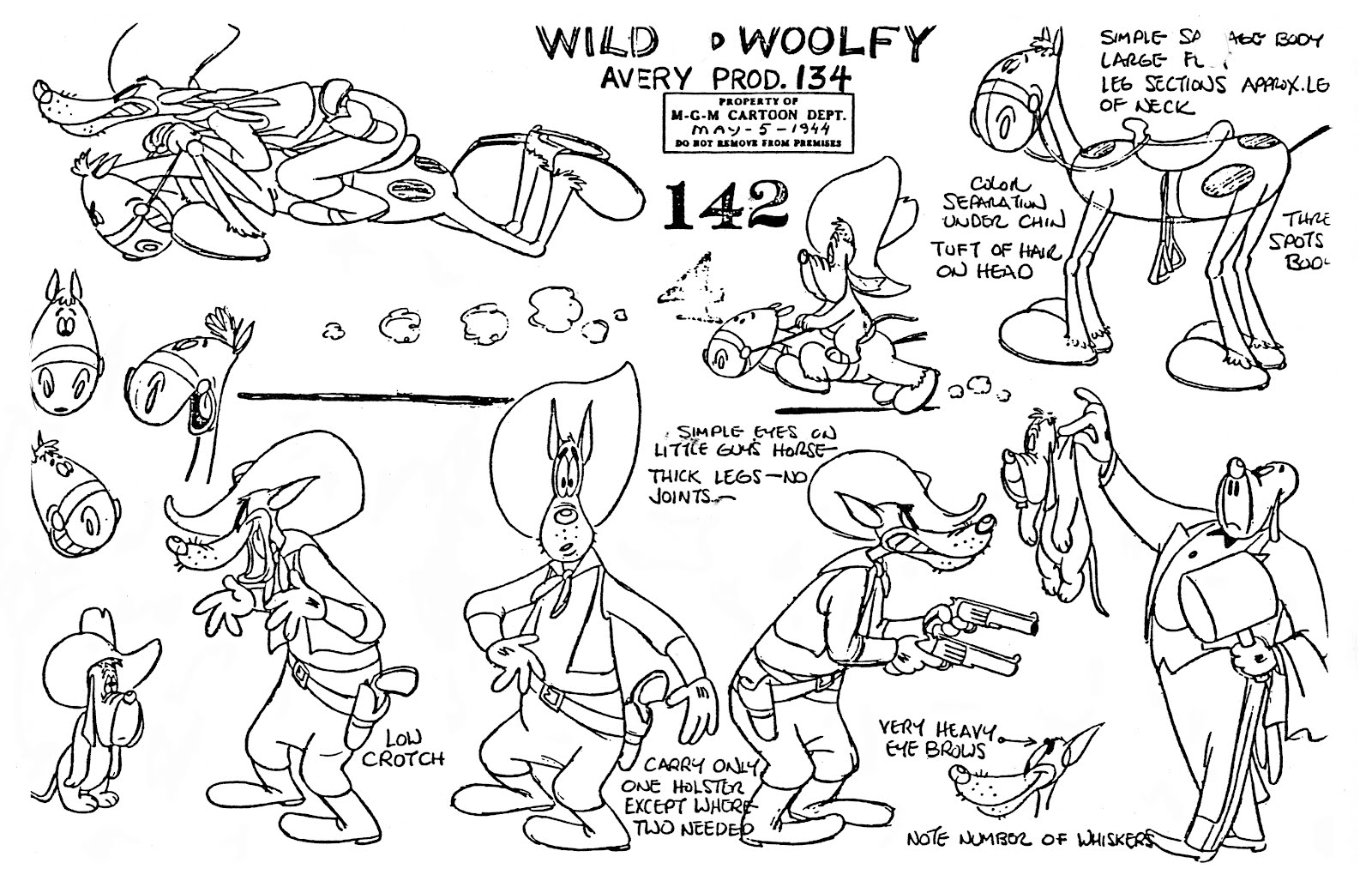 Craig Clark: Tex Avery MGM Model sheets