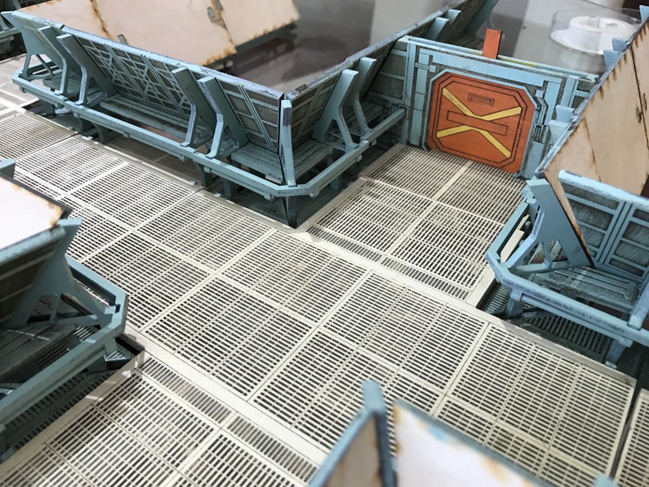 40k Hobby Blog: Space Hulk Corridors WIP