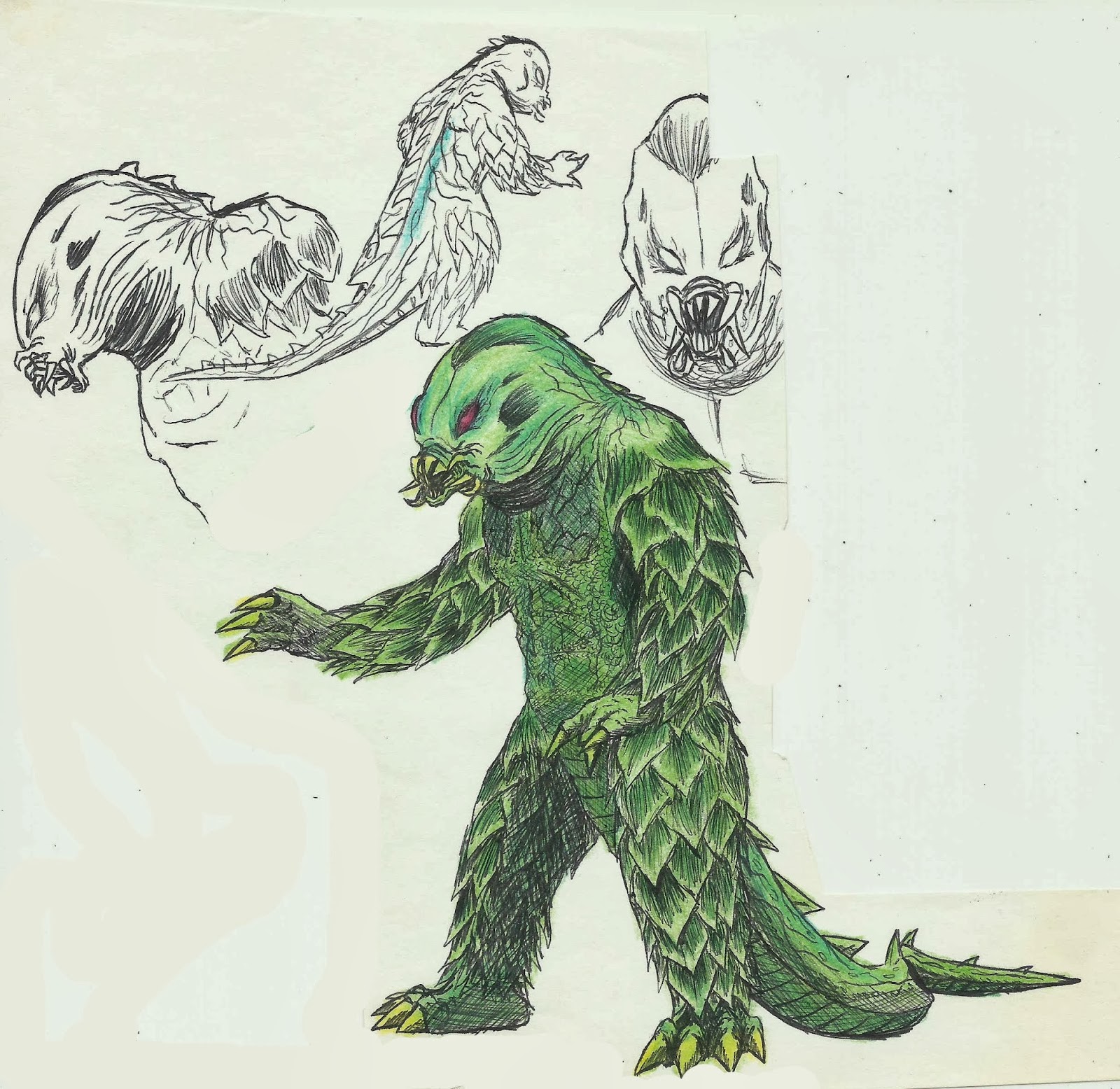 Baker's Log: Old doodles and monster designs