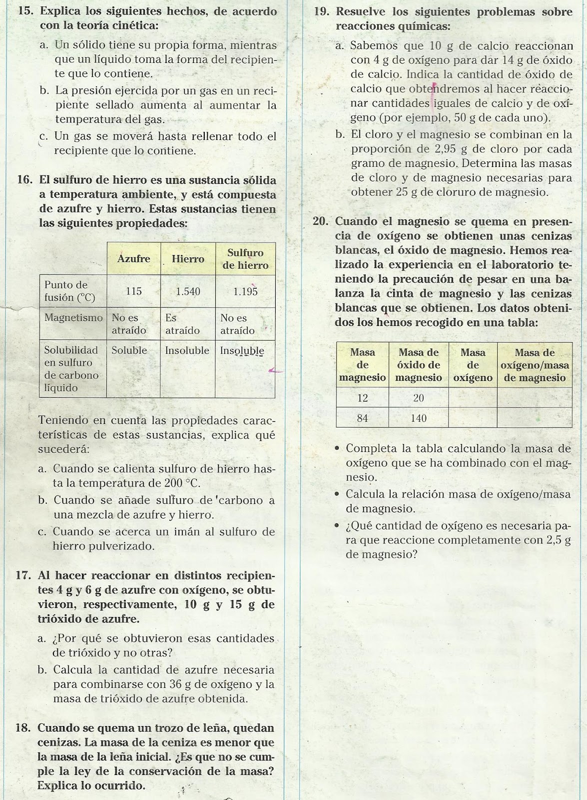 Taller De QuÍmica Grado Sexto Numero 1 Completo