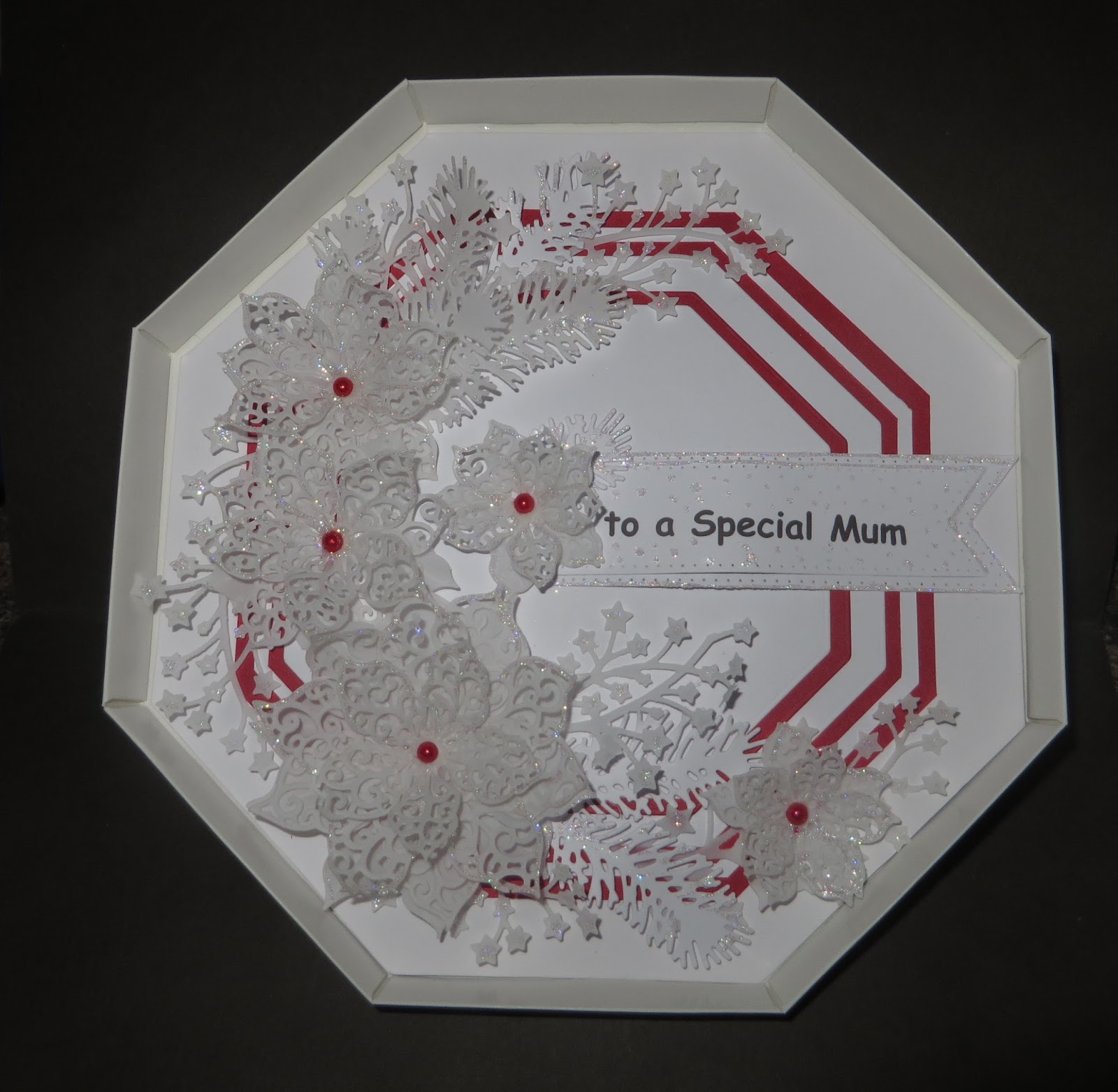 BJCrafty: Octagonal Christmas Card