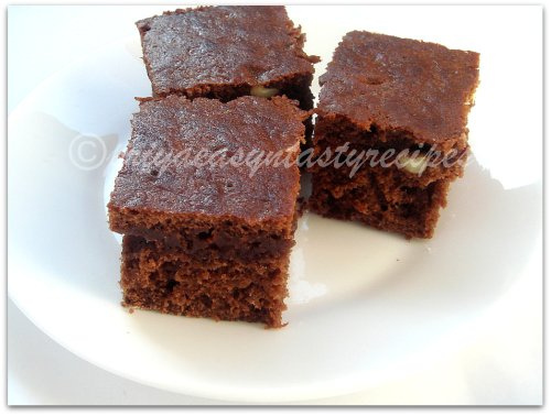 Priya's Versatile Recipes: Dates & Chocolate Cake