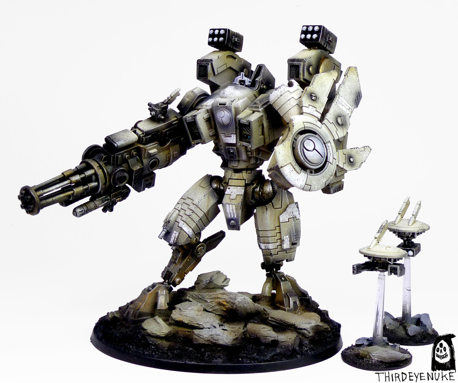 Showcase: Tau Riptide XV104 Battlesuit - Tale of Painters