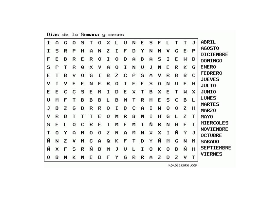 Teach Another Language to Kids (T.A.L.K.) Davis CA: Sopas de Palabras ...