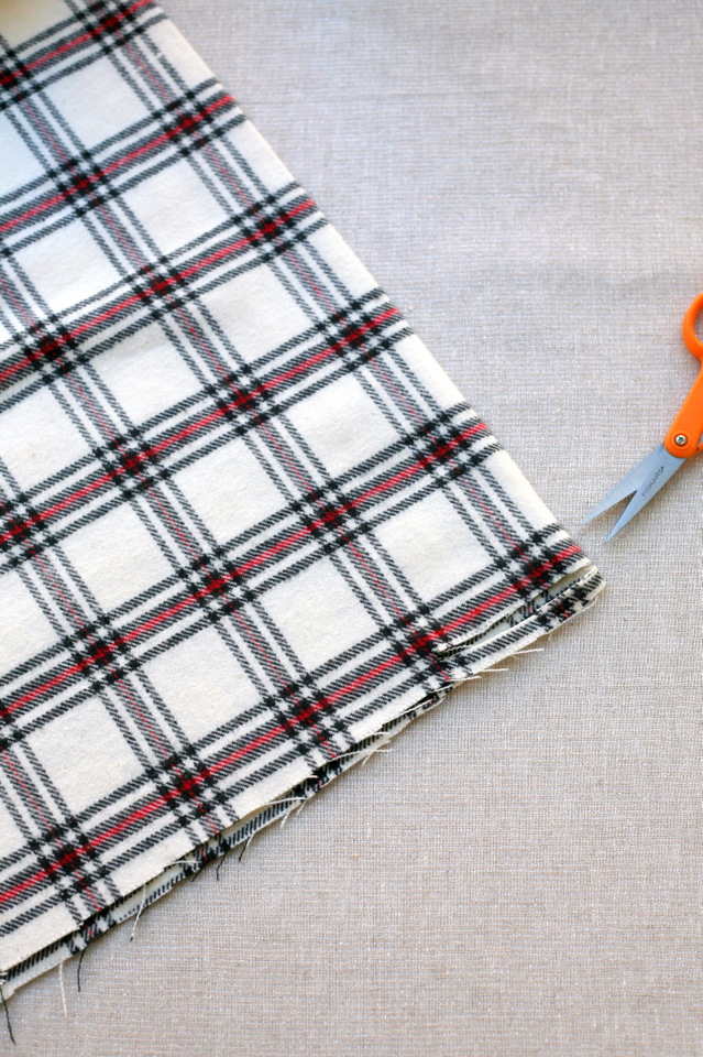 DIY ASOS plaid blanket scarf tutorial / Create / Enjoy