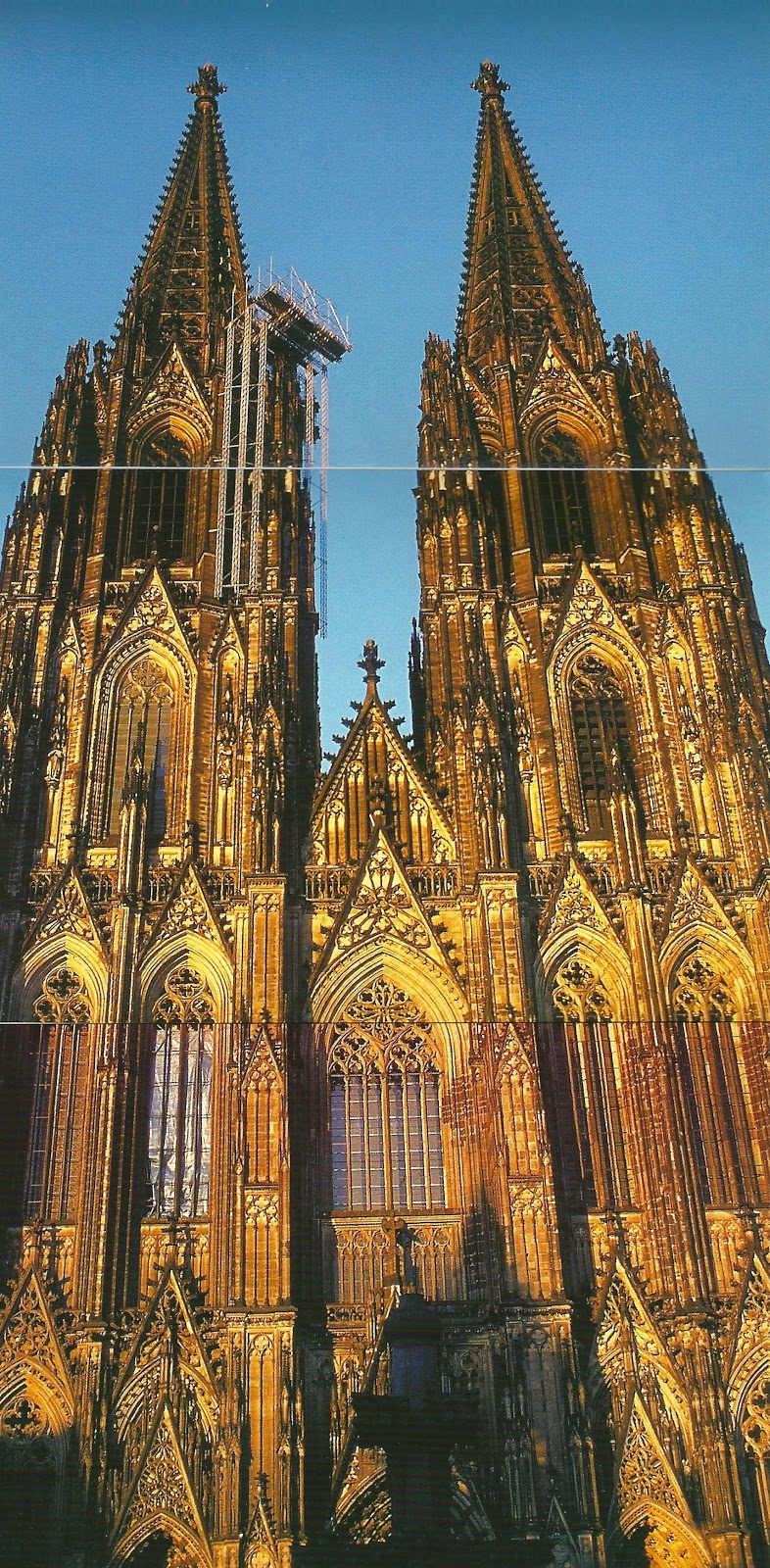 My Favorite Views: Set of 3 Postcards That Make Up The Koln Catedral