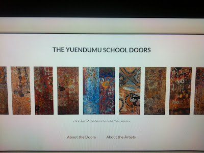 The Art of My Eyes.: THE YUENDUMU DOORS - Art and Dreamings