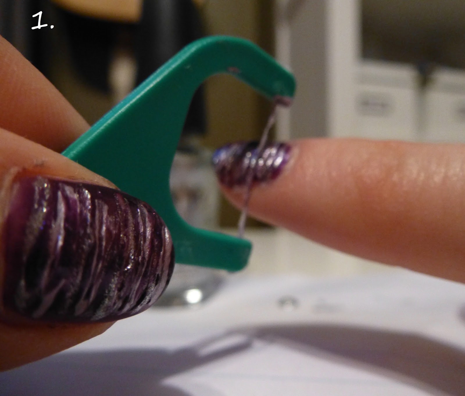Things I Did Not Learn From University: Floss Your Nails! - Nail Art ...